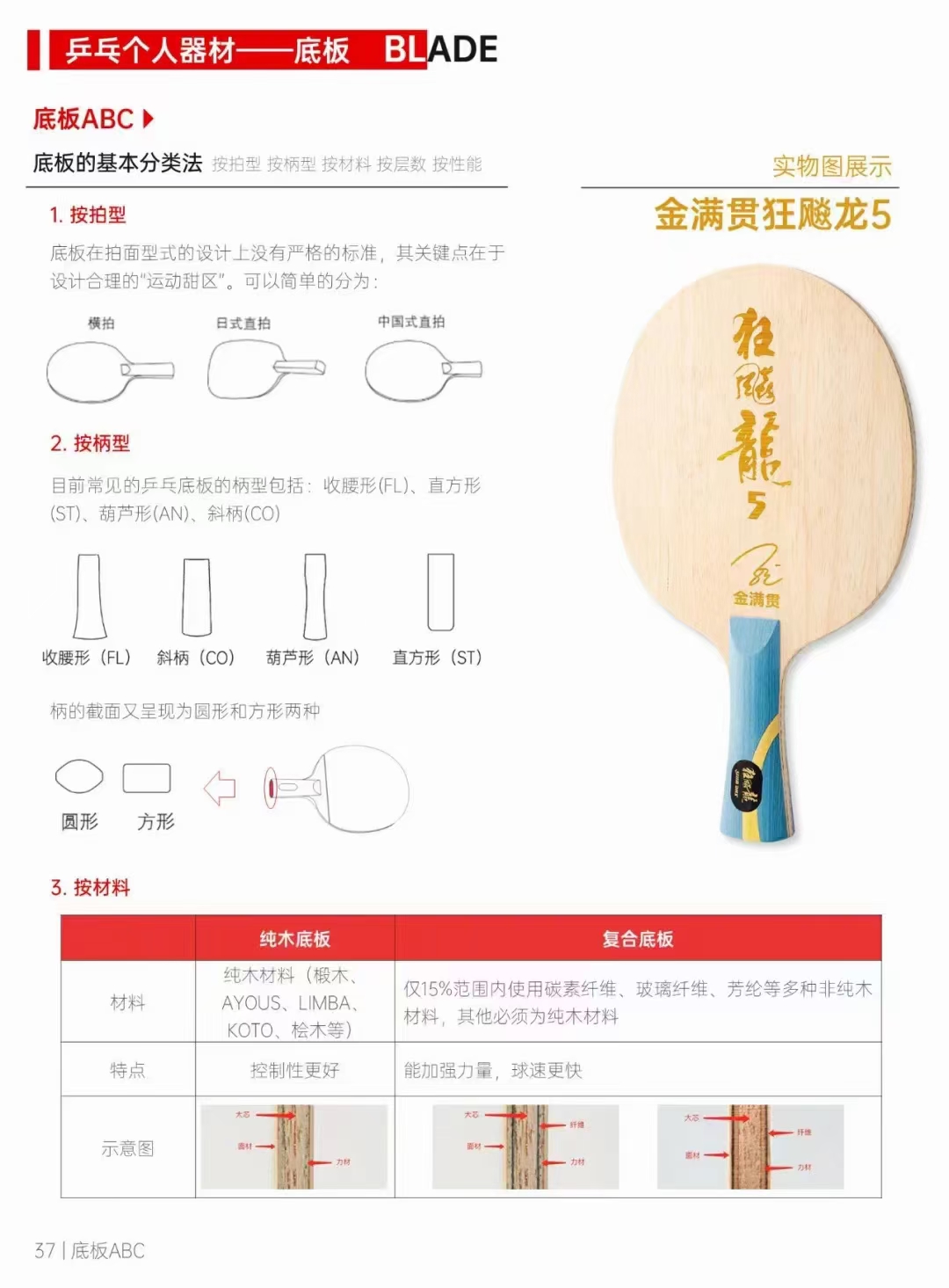 DHS HL5 and W968 catalogue description | TableTennisDaily